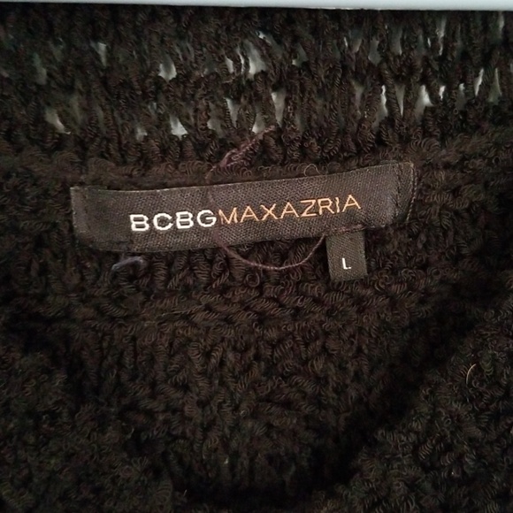 BCBGMaxAzria | Sweaters | Bcbg Maxazira Black Sweater Large | Poshmark